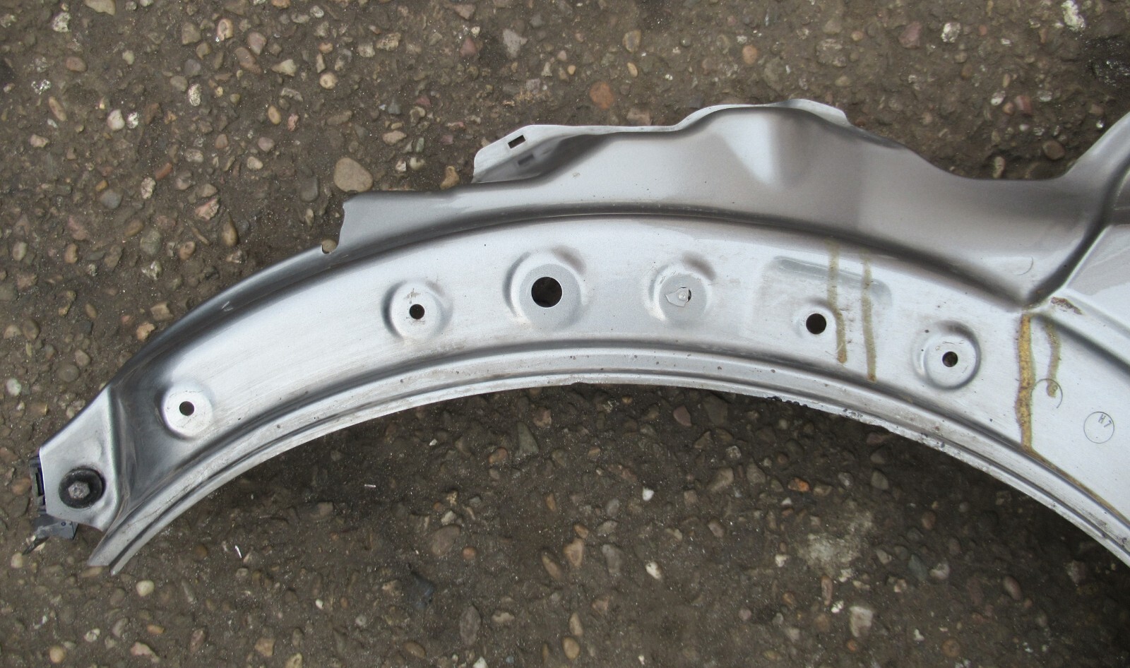 Genuine Used MINI (Pure Silver) N/S Passenger Front Wing R56 R55 R57 ...