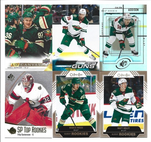 Minnesota Wild 14 Card Lot Kirill Kaprizov Mason Jon Lizotte Young Guns ...