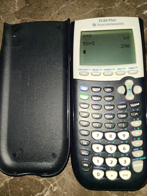 Texas Instruments TI-84 Plus Graphing Calculator - Black 8x16 character ...
