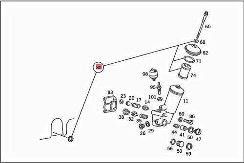 Genuine MERCEDES Ts filter insert 0001802409 | eBay
