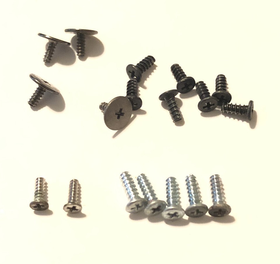 OFFICIAL OEM Sony PSP-2001 PSP-2000 PSP Slim Complete Case Screws Screw ...