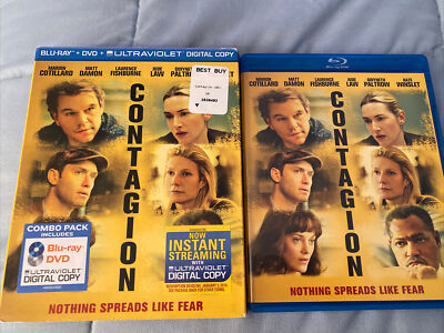 Contagion (Blu-ray/DVD, 2012, 2-Disc Set). SLIPCOVER!! Like New ...