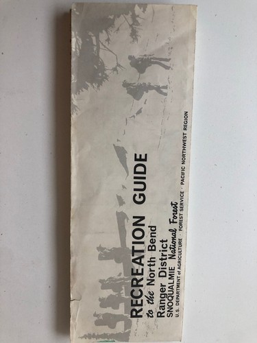 Snoqualmie National Forest North Bend-Skykomish Ranger Districts 1963 ...