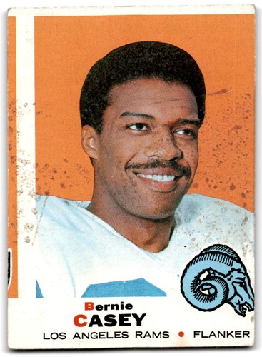 1969 Topps Bernie Casey Los Angeles Rams #147 | eBay