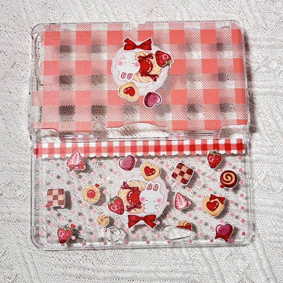 Cute anime strawberry pattern 3DS 2DS NDS case collection B | eBay
