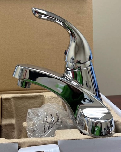 PROFLO PFWSC3016CP SINGLE HANDLE BATHROOM SINK FAUCET IN POLISHED ...