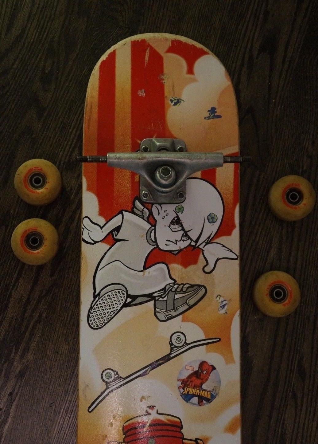 2006 AngelBoy Powell Peralta Cool Red 29" SkateBoard with Spitfire ...