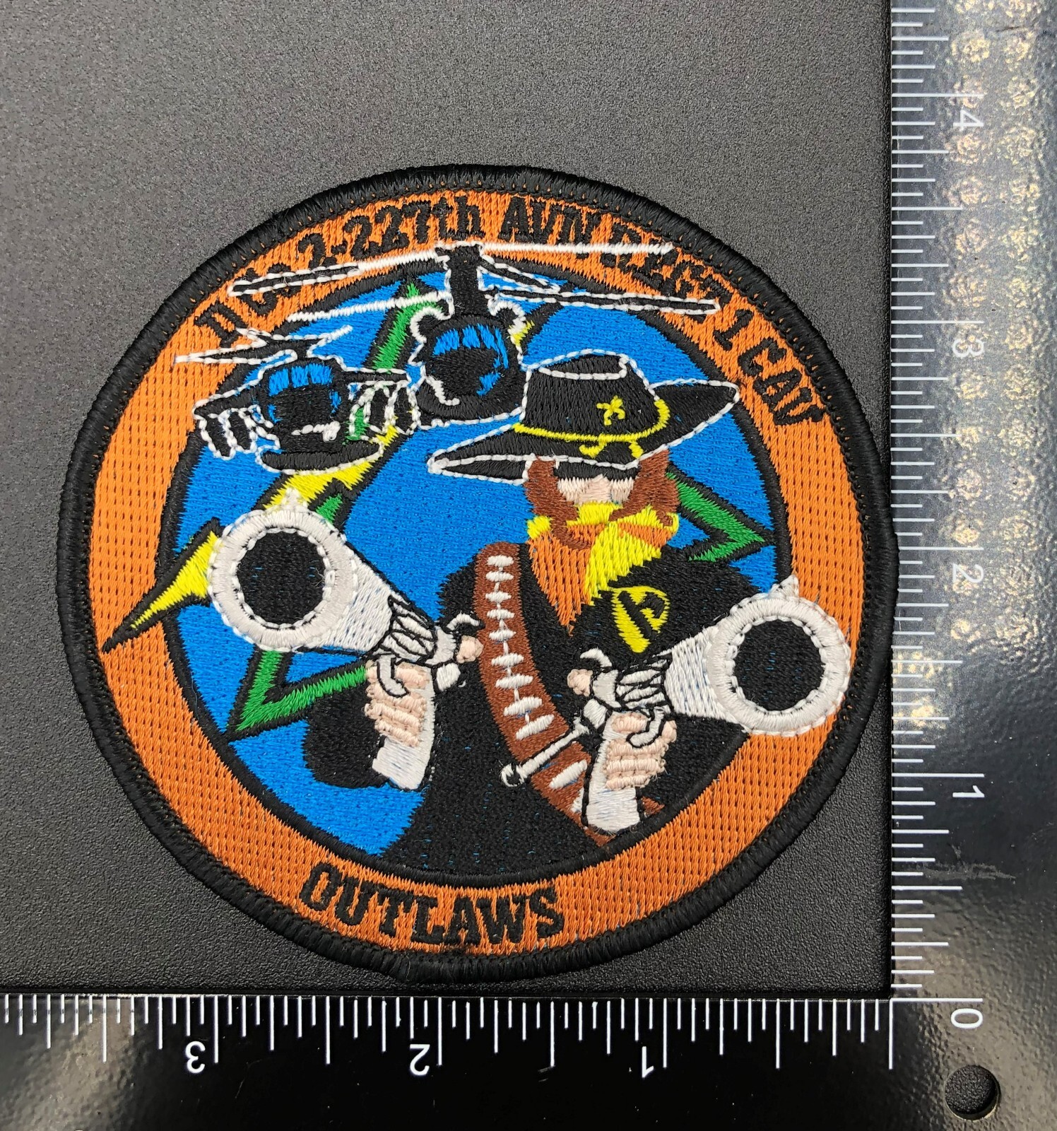 D Co 2-227th AVN Regt 1 Cav Outlaws Army Aviation Unit Patch OIF OEF | eBay