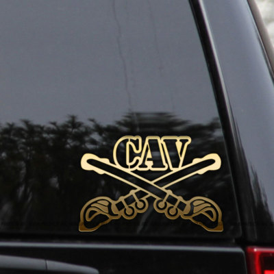 US Army Cavalry Crossed Swords Military Sabers Vinyl Decal Sticker | eBay