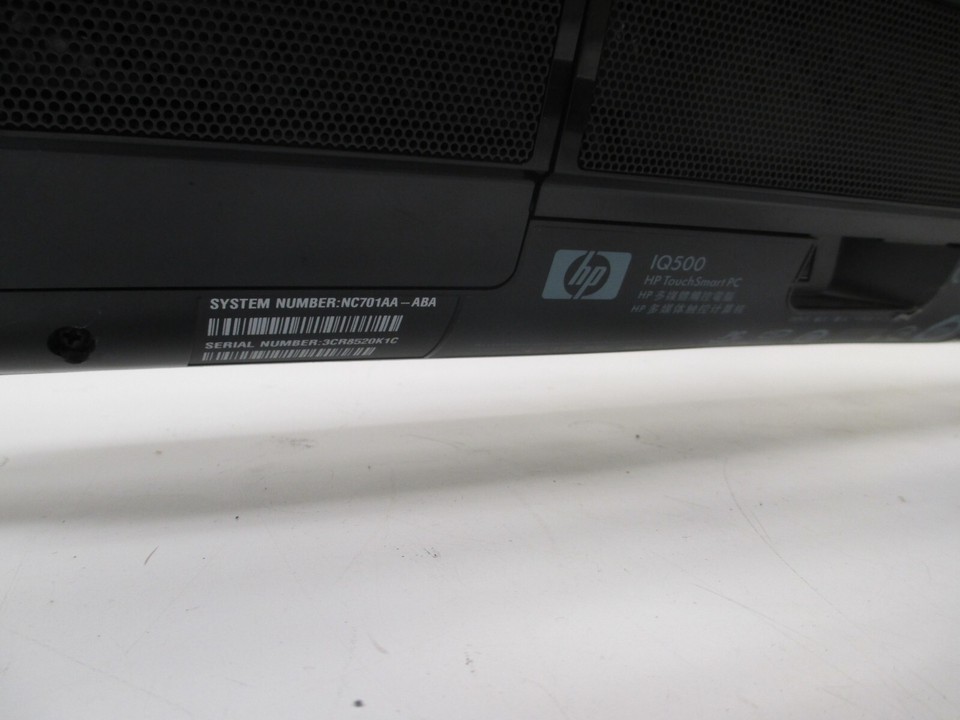 HP TouchSmart IQ500 22” Intel C2D/T6400 @2.0Ghz 500GB HDD win10pro 4GB ...