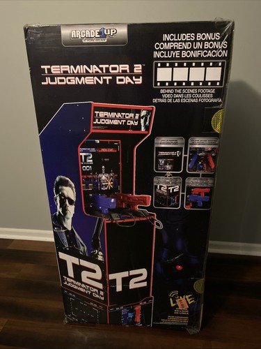 Arcade1UP - Terminator 2: Judgement Day-T2 Arcade Game with Light-up ...