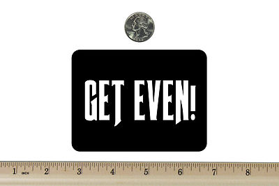 3 x 4 Biker Refrigerator Magnet Get Even BM254 | eBay