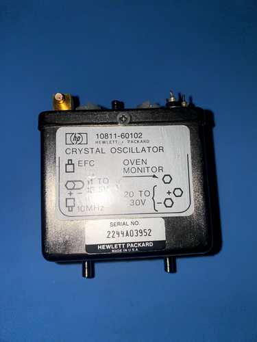 Hewlett Packard (HP) Agilent 10811-60102 Crystal Oscillator S/N ...