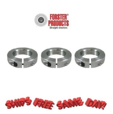 Forster Cross Bolt Die Locking Ring 7/8"-14 Thread, 3 Pack NEW! # Die-G ...