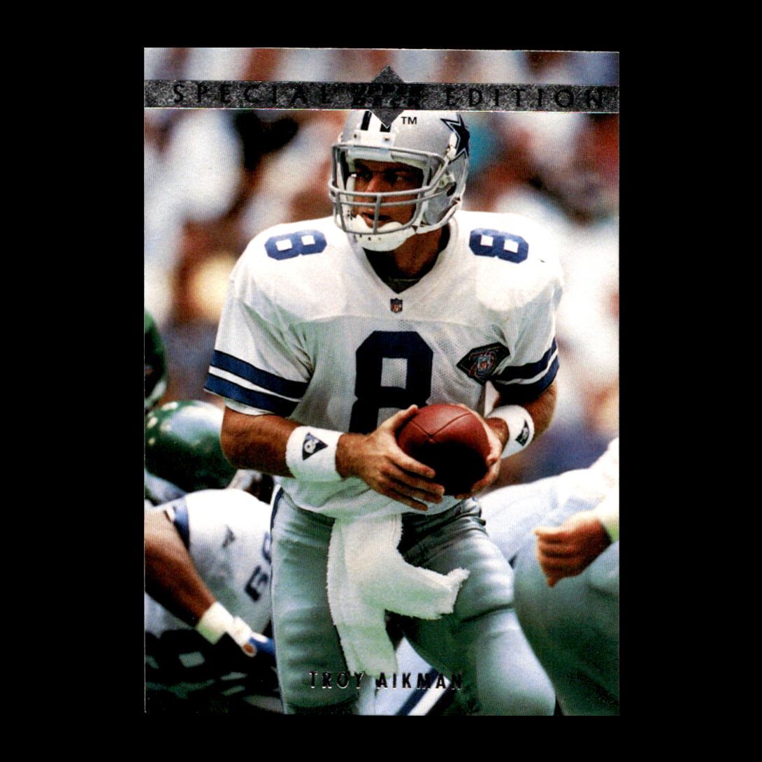 Troy Aikman 1995 Upper Deck Special Edition Dallas Cowboys #SE36 R307 ...