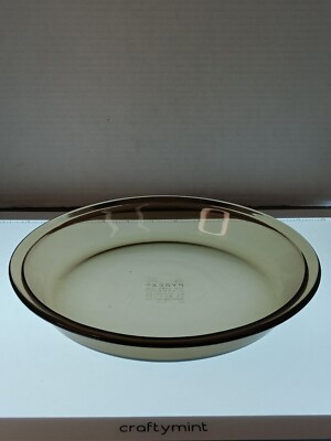 Vintage PYREX Amber Glass Pie Plate #209 | eBay