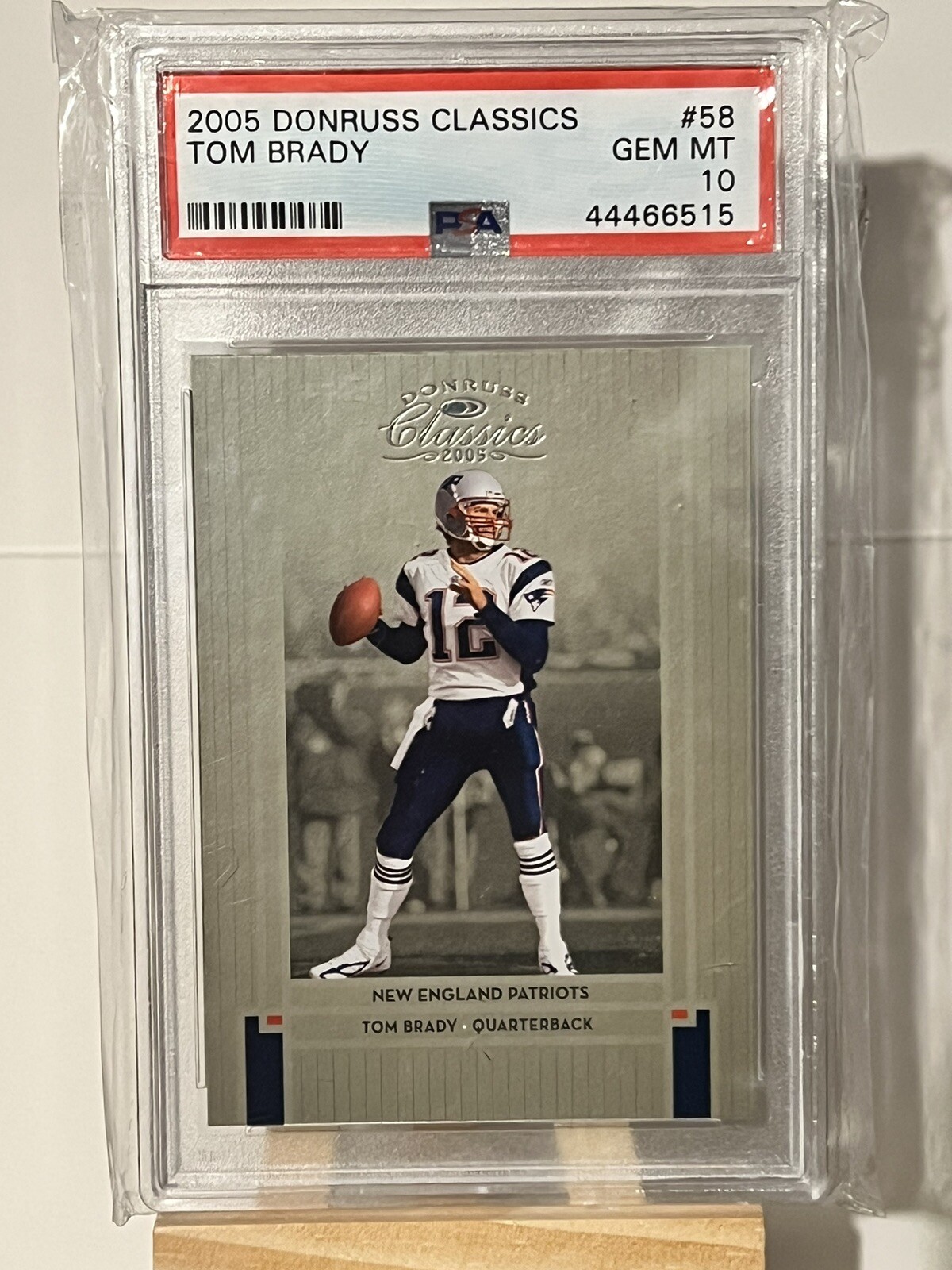2005 Donruss Classics Tom Brady PSA 10 Gem Mint #58 | eBay