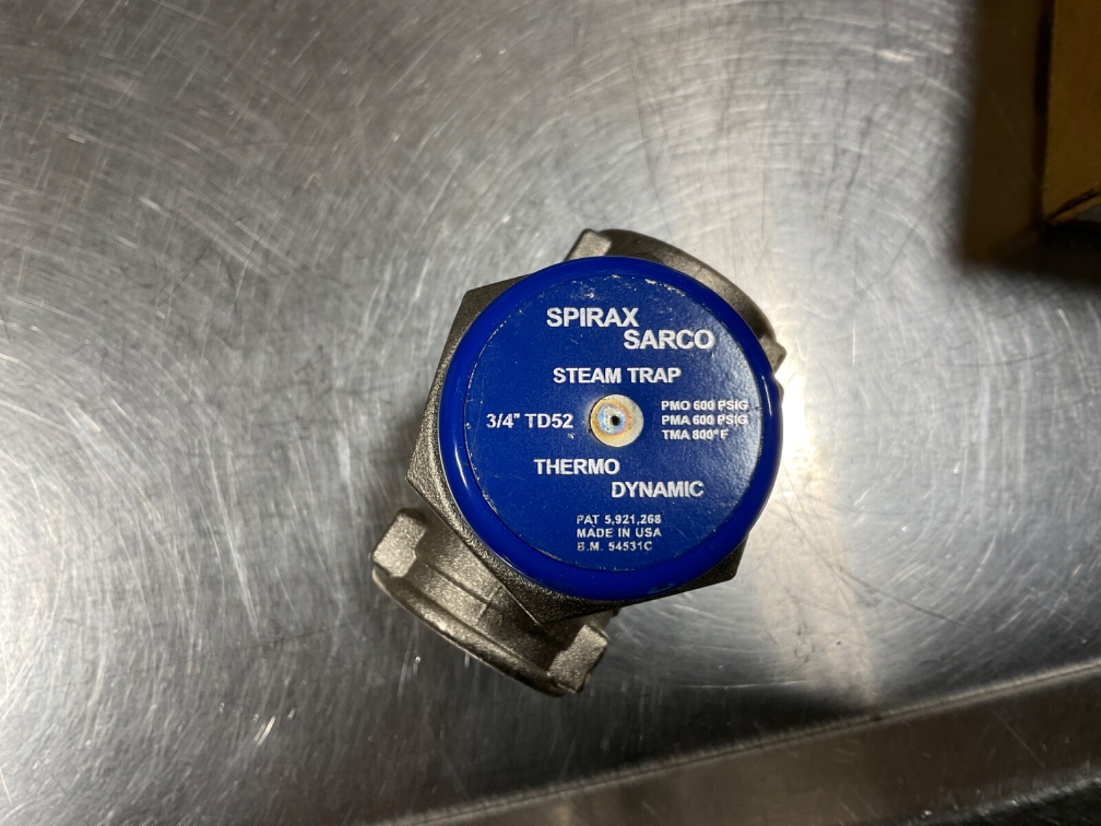 3/4 Spirax Sarco TD-52 Cool Blue SS Steam Trap 54531C NEW | eBay
