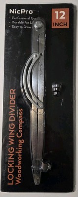 NicPro 12 inch Locking Wing Divider Woodworking Compass New | eBay