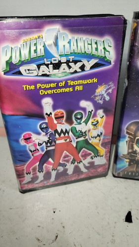 Lot 3 Power Rangers The Movie / Lost Galaxy / Time Force VHS Tapes ...