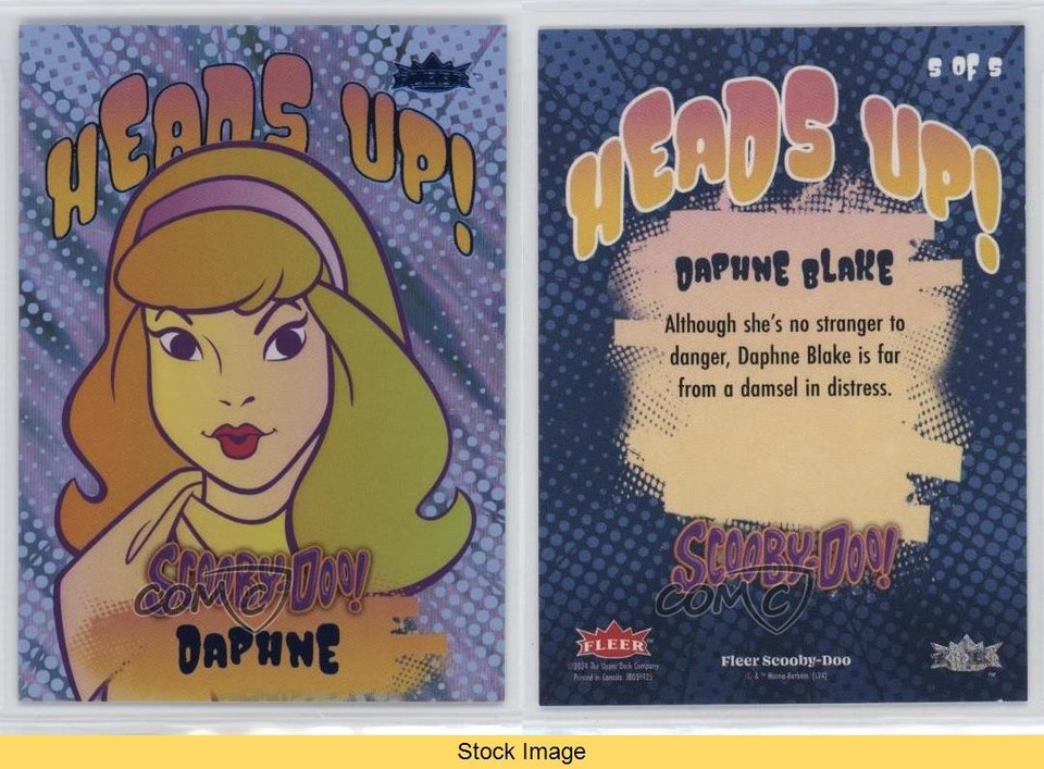 2024 Fleer Scooby Doo Head's Up! Daphne #5 READ h8y | eBay