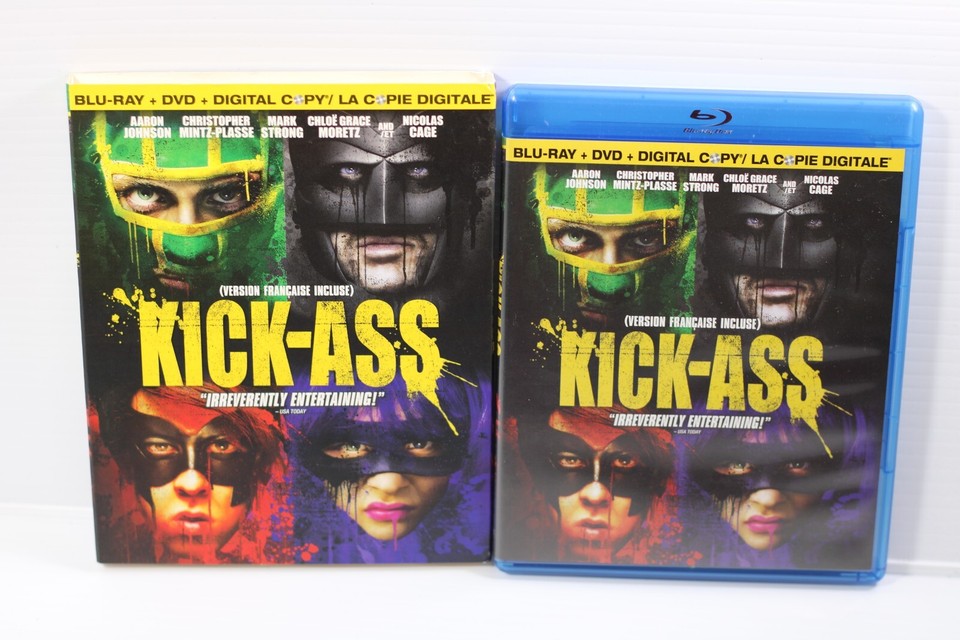 Kick-Ass (Blu-ray/DVD, 2010) Bilingual w/Slip | eBay