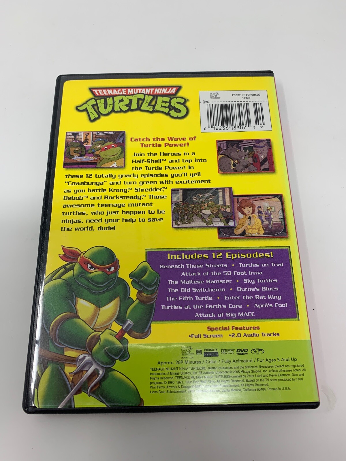 Teenage Mutant Ninja Turtles - Original DVD 12236183075| eBay