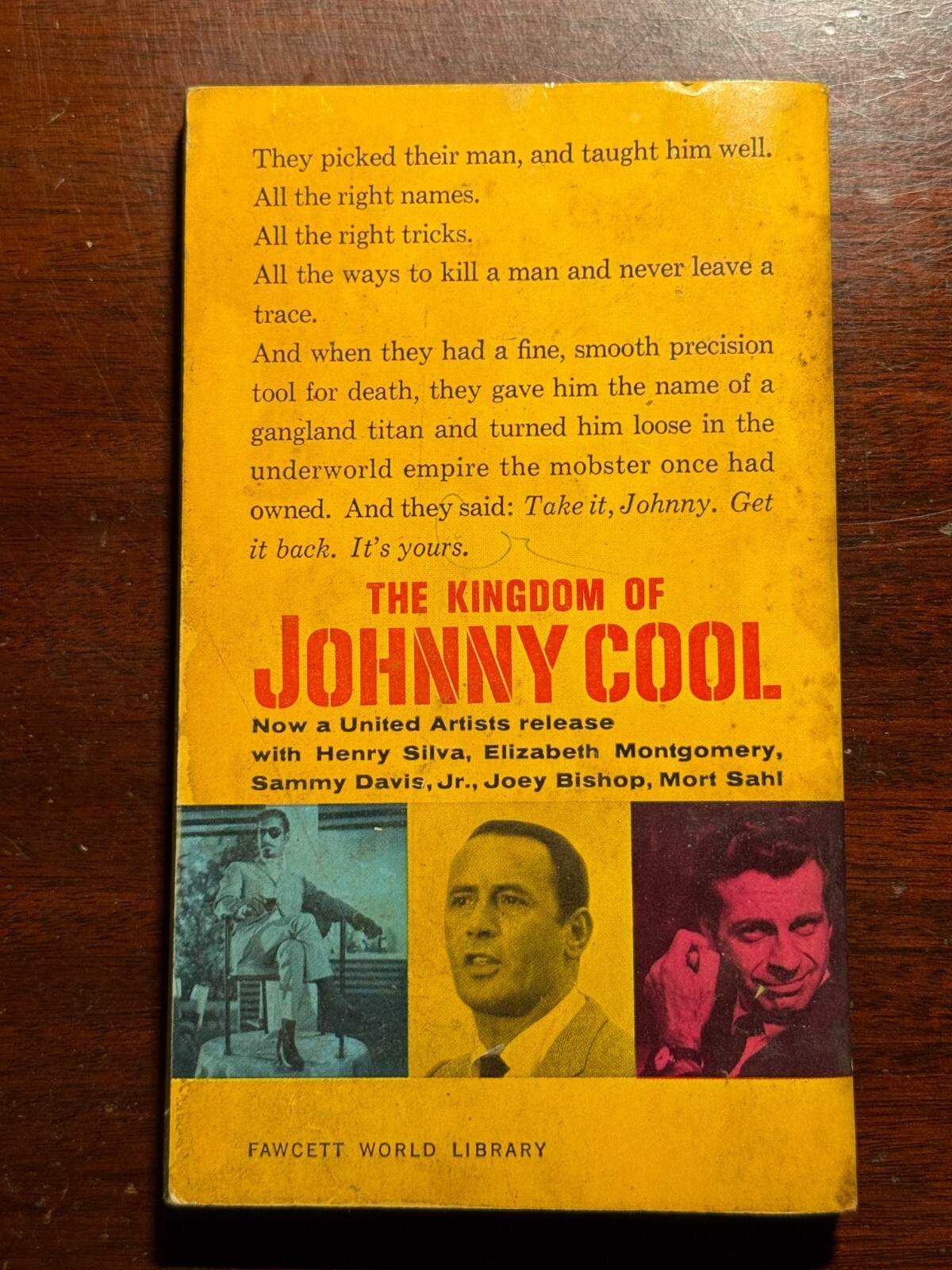 The Kingdom of Johnny Cool John McPartland Elizabeth Montgomery 1963 ...