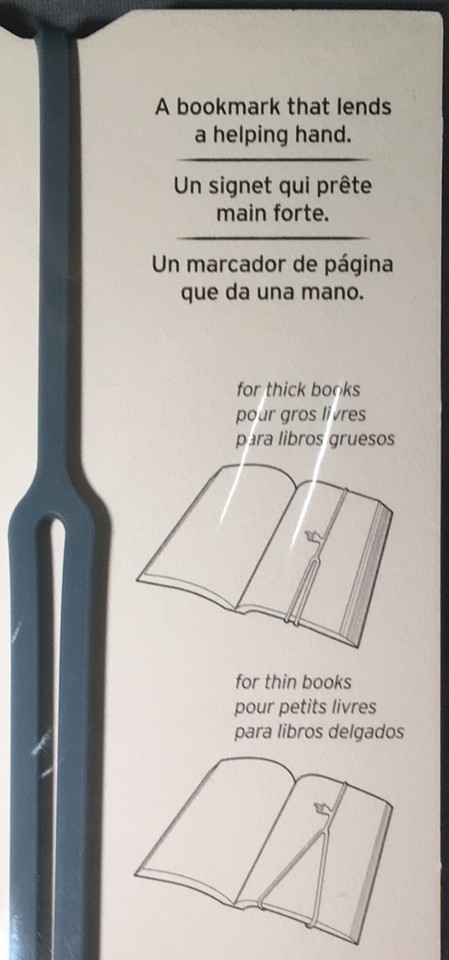 FRED FINGER PRINT HANDY BOOKMARK GREY COLLECTIBLE & RARE | eBay