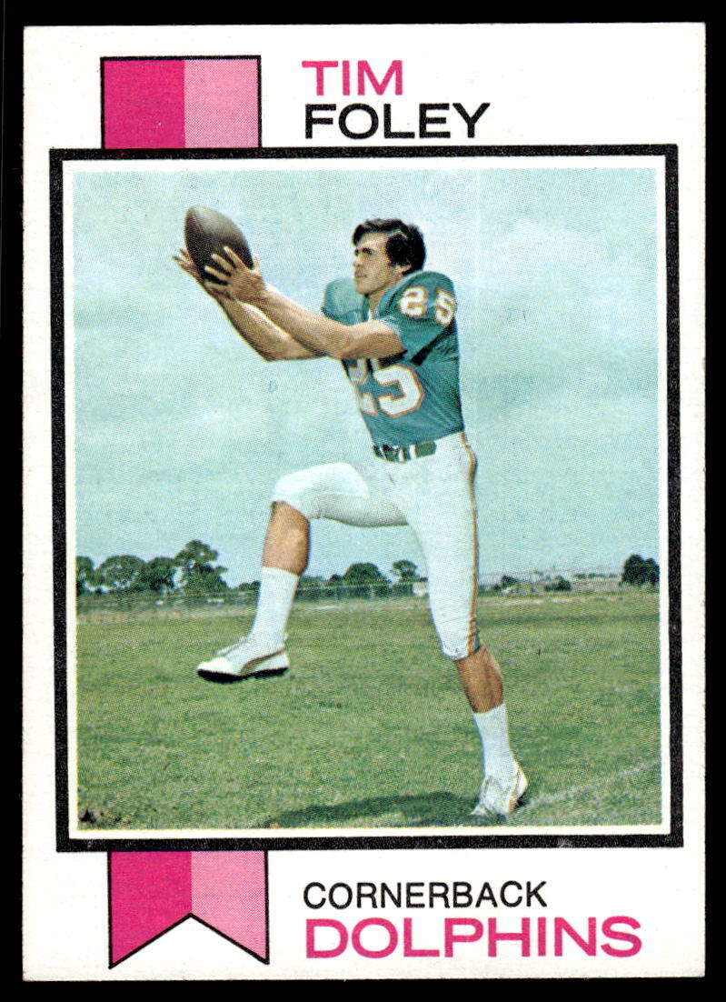 1973 Topps Tim Foley #158 Miami Dolphins Football Card | eBay
