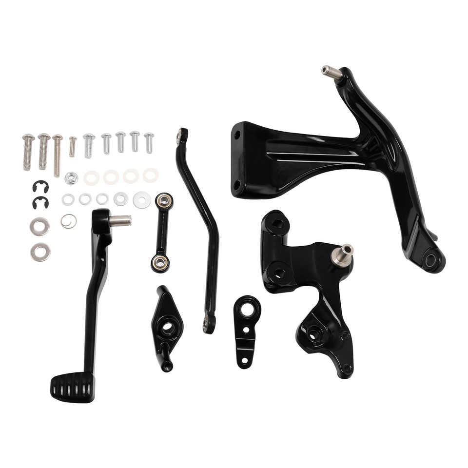2018-2024 Harley Fat Bob Sport Glide FXDRS Black Mid Controls Brake ...