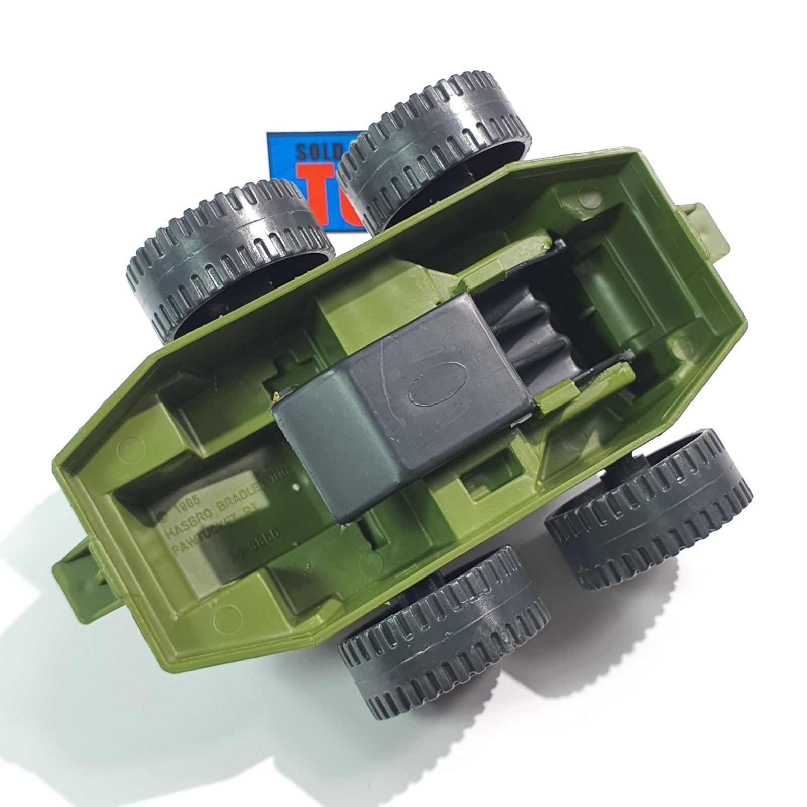 Vtg GI Joe Weapons Transport BODY WHEELS & CHAIR original 1985 green ...
