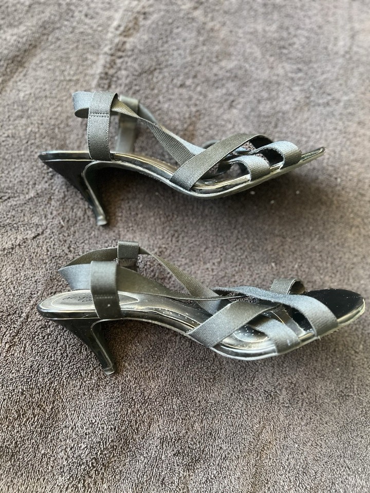 Black Dexflex Comfort Heels 13W | eBay