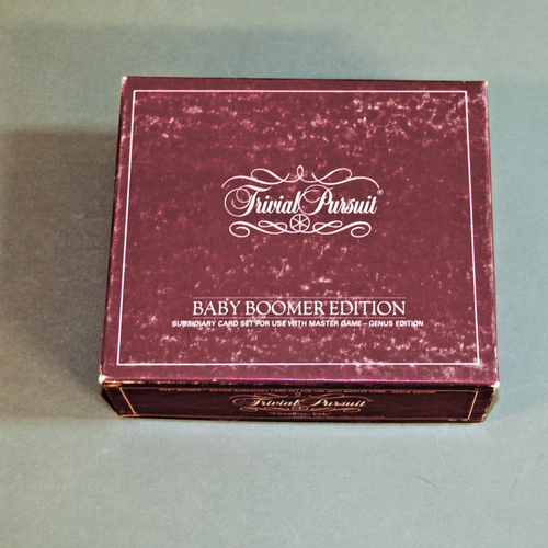 Trivial Pursuit Baby Boomer Edition Subsidiary Card Set #10~COMPLETE ...