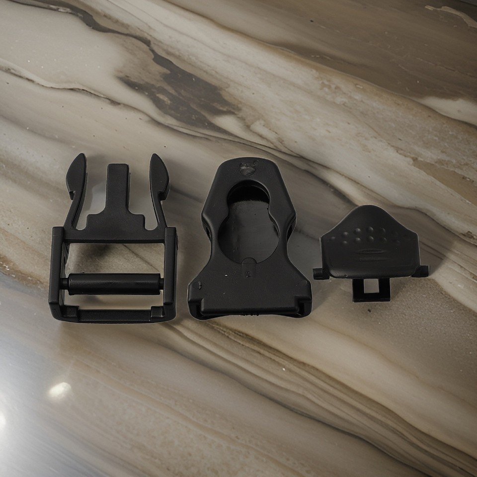 Useful Diving Fin Strap Buckles Buckle Plastic Black Fin Quick Release ...