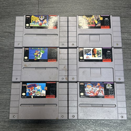 Super Nintendo SNES Original OEM Game Cartridges - Pick Your Game | eBay