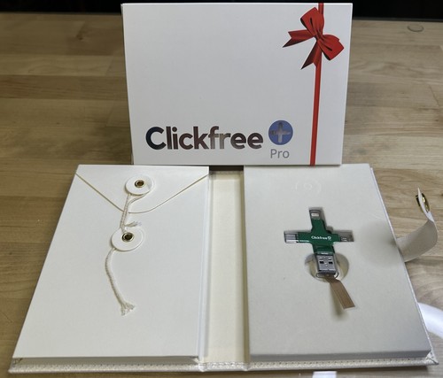 Clickfree + Pro 256GB Green Memory Book Universal Photo & Video Backup ...