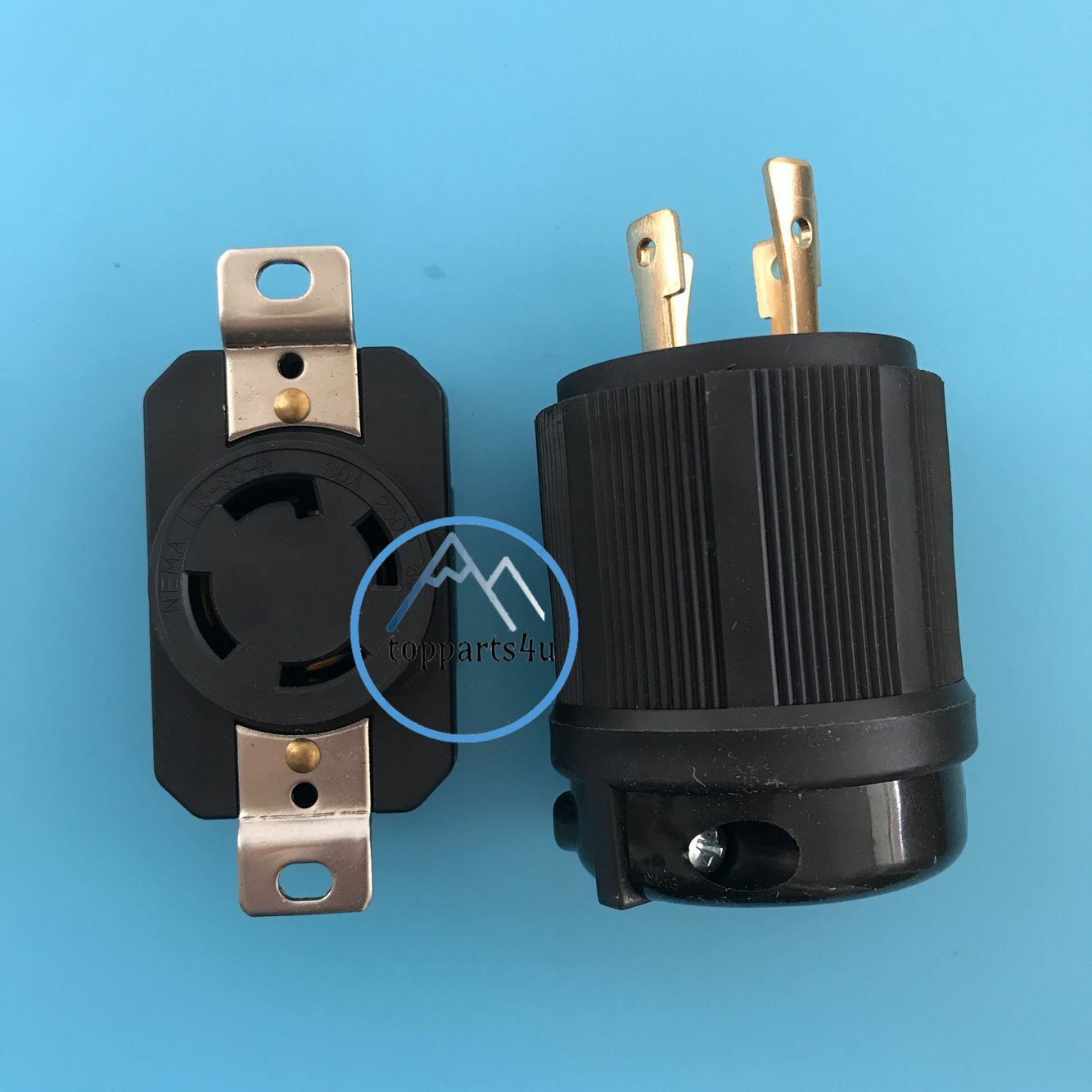 Nema L15-30P & L15-30R Plug and Connector , 30 A , 250 V AC UL | eBay