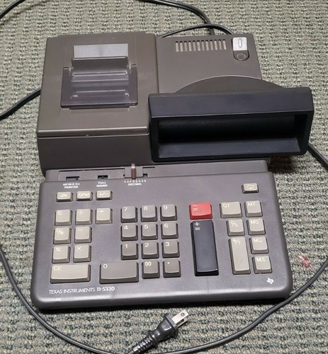 Vintage TEXAS INSTRUMENTS TI-5330 Commercial Printer Display Calculator ...