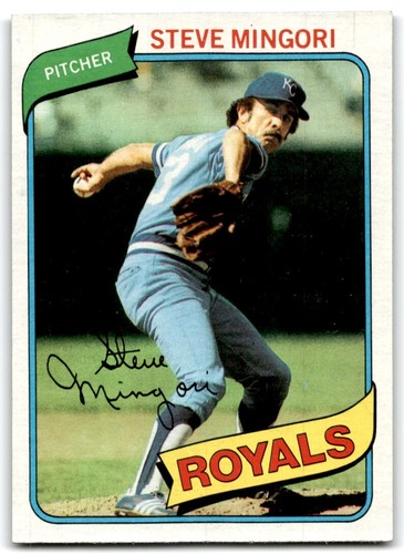 1980 TOPPS STEVE MINGORI KANSAS CITY ROYALS #219 | eBay