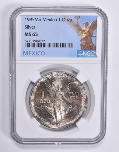 MS65 1985 Mo Mexico 1 Onza Silver NGC *1809 | eBay