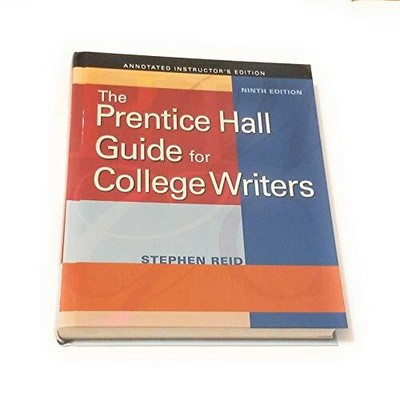 The Prentice Hall Guide for College Writing Ninth Edition (Annotated Instruc... 9780205752089 | eBay
