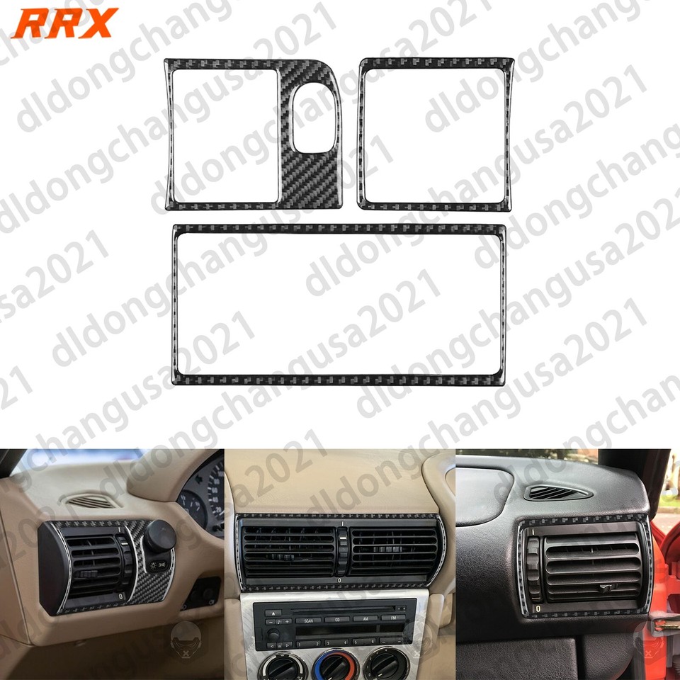 14Pcs Real Carbon Fiber Kits Full Interior Dash Trim For BMW Z3 E36 E37 ...