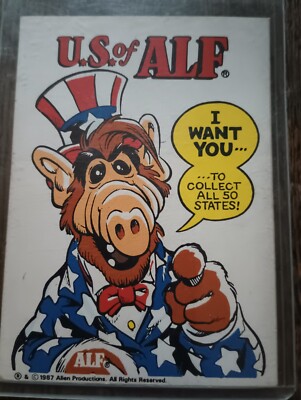 Alf- 1st series checklist collector card. (1987) | eBay