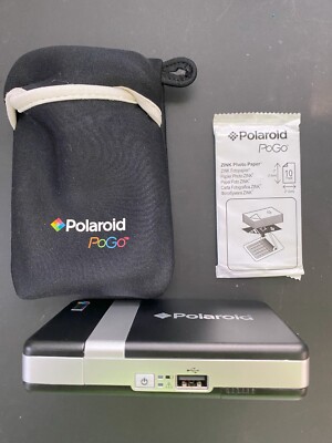 Polaroid CZA-10011B PoGo Instant Mobile Thermal Printer - Black ...