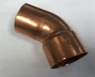 1-1/2 COPPER SWEAT STREET ELBOW 45 DEGREE | eBay