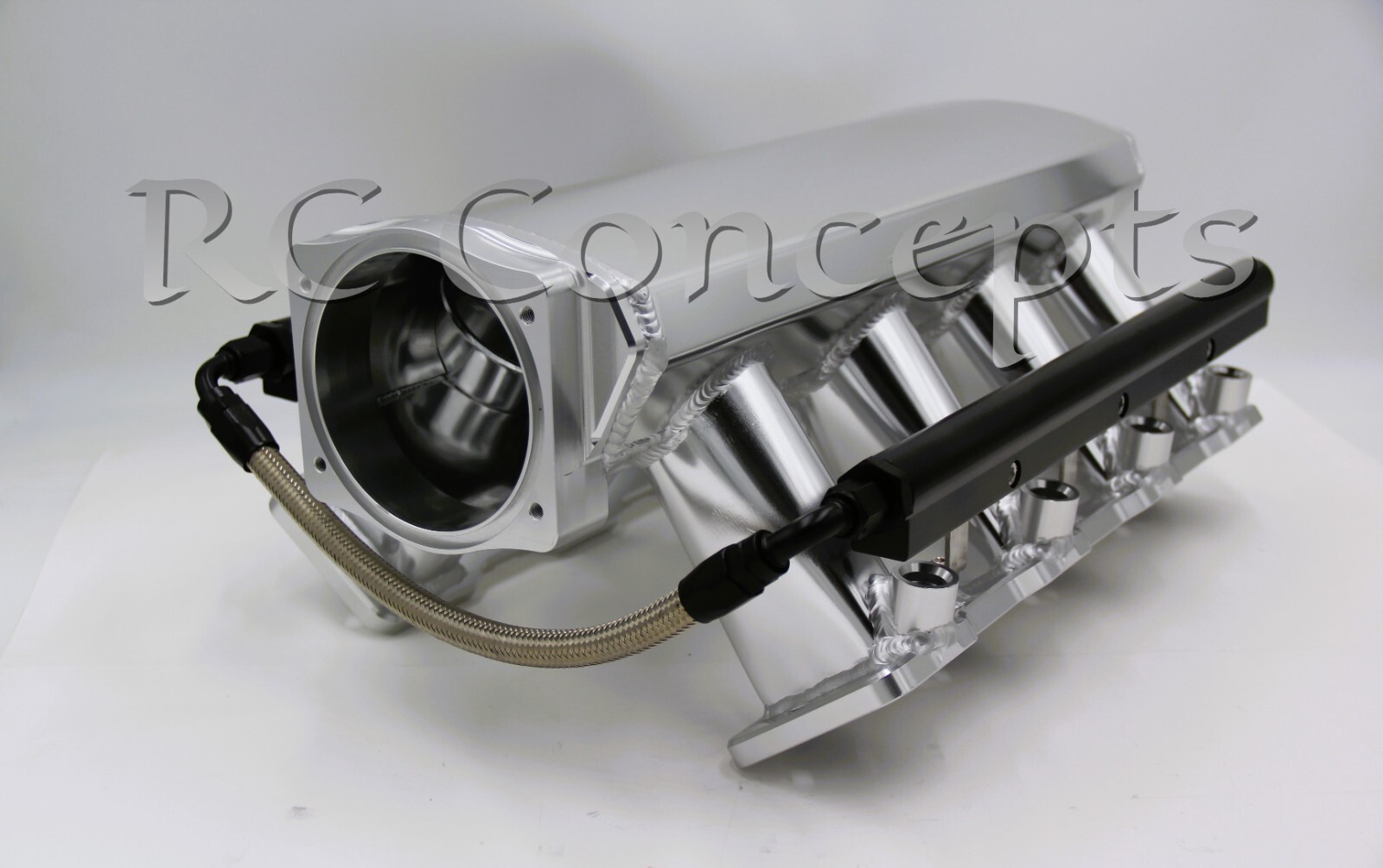 102MM ALUMINUM HIGH RISE LS3 L92 L99 LSA INTAKE MANIFOLD 6.2L SILVER ...