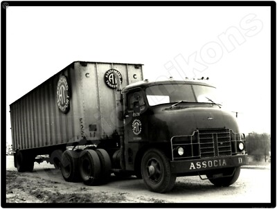 Brown Trucks New Metal Sign: Associated Transport Truck and Trailer | eBay