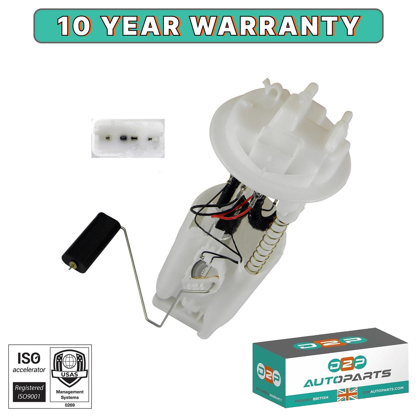 IN TANK FUEL PUMP & SENDER UNIT FOR PEUGEOT 206 PARTNER 607 2.0 HDI ...