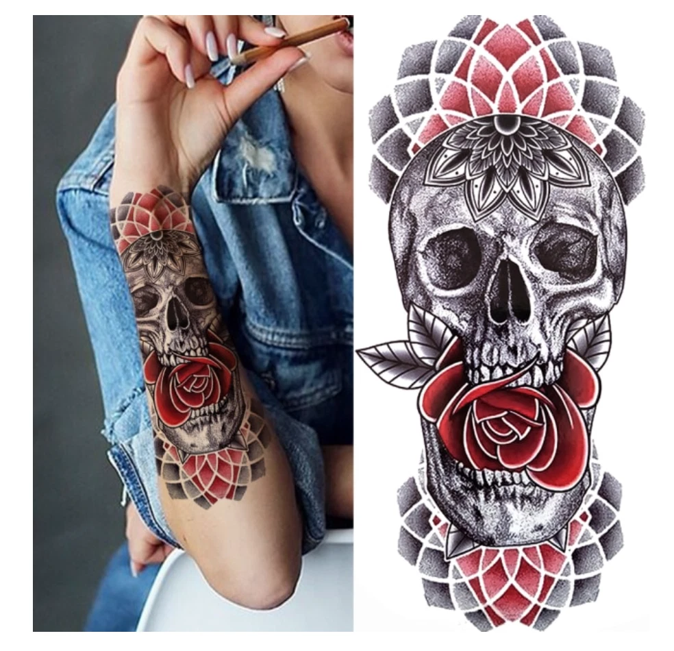 Death Proof Skull Tattoo